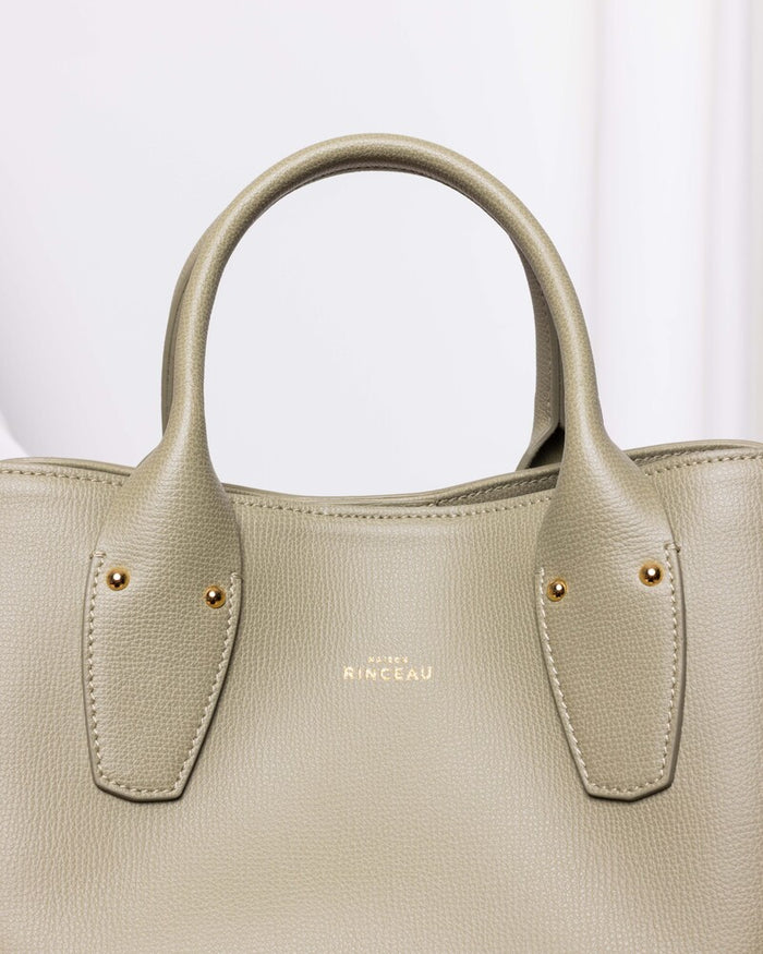 MAISON RINCEAU | Le Grand Rosa Olive Grainé - Leather shoulder bag