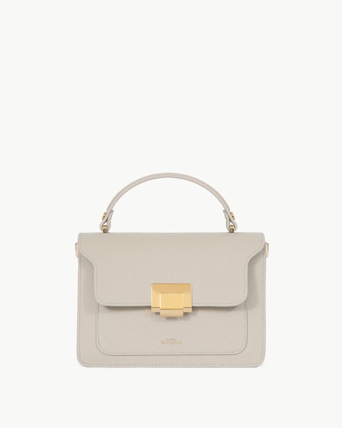 MAISON RINCEAU | Le Petit Apollon Ivoire Grainé - Leather shoulder bag